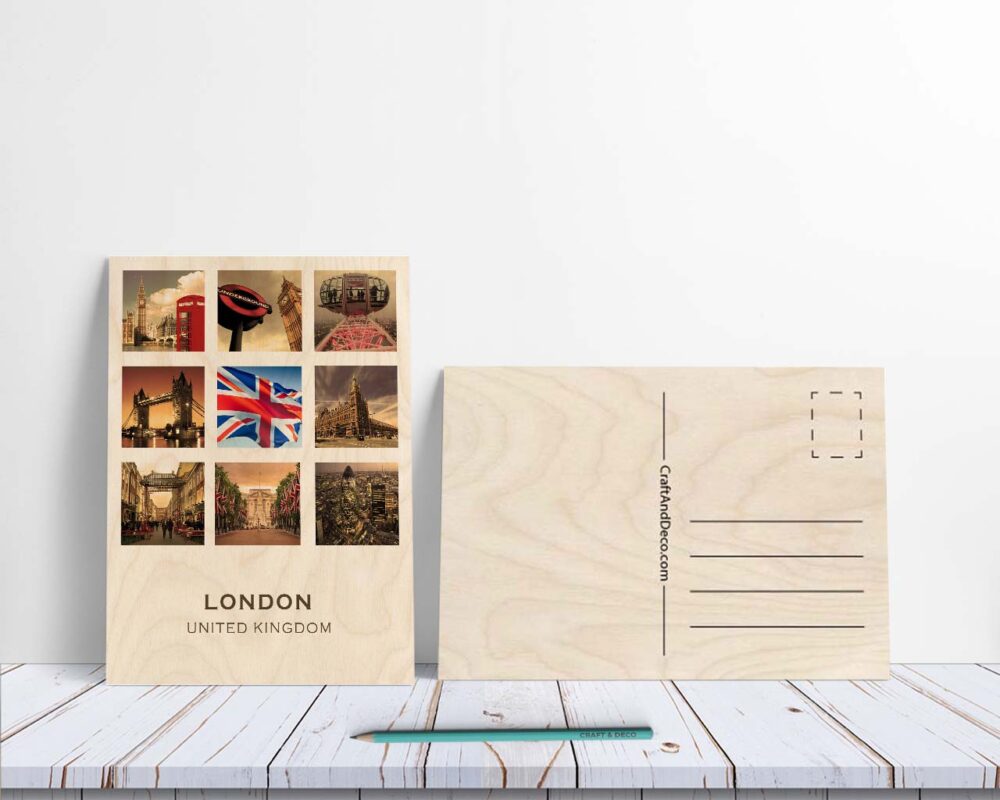 Lugares Turísticos ♡ Postales De Madera ♡ Craft & Deco